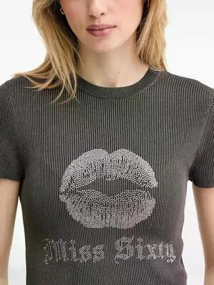 Miss Sixty Lips-detail T-shirt