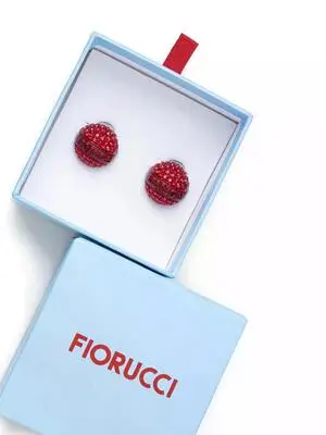Fiorucci Crystal-embellished Clip On Earrings