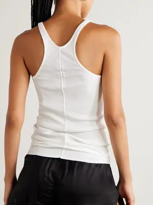 Rick Owens Cotton-jersey Racerback Tank