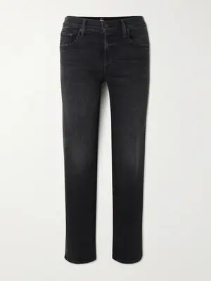 Mother Black Wash Jeans For Women