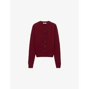 Prada Triangle-logo Cashmere Knitted Cardigan