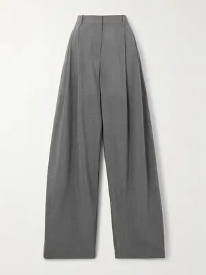 Jacquemus D'homme Pleated Stretch-wool Tapered Pants
