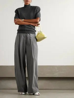 Jacquemus D'homme Pleated Stretch-wool Tapered Pants