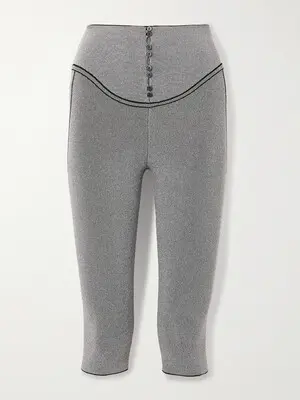 Jacquemus Cropped Stretch-jersey Leggings