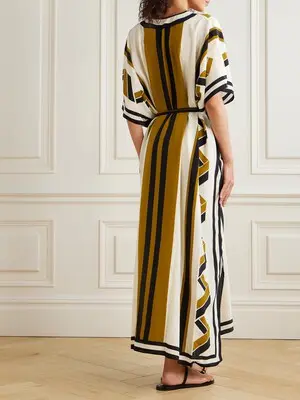ERES Printed Silk-crepe Kaftan