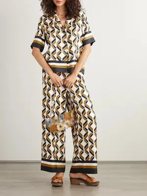 ERES Sonore Printed Silk-twill Shirt - Multi