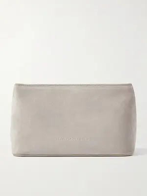 Brunello Cucinelli Suede Pouch - Neutrals