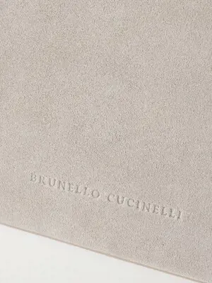 Brunello Cucinelli Suede Pouch - Neutrals