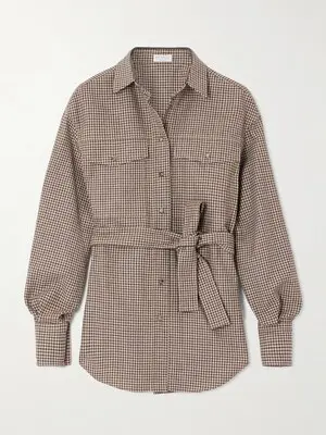 Brunello Cucinelli Tie Detailed Tops