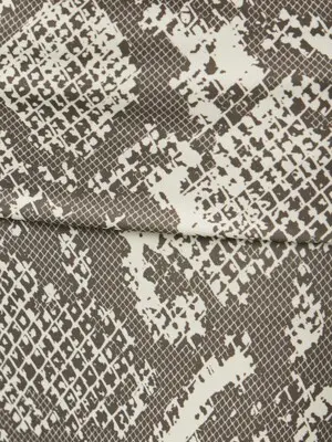Adidas By Stella McCartney Snake-print Recycled-stretch Leggings - Gray