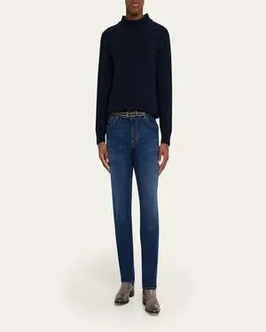 JACOB COHЁN Bard Dark-wash Denim Slim Fit Jeans