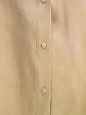 Armani Exchange Monogram-pattern Collared Shirt