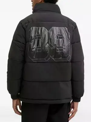KARL KANI Long-sleeve Puffer Jacket - Black