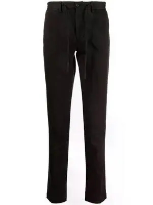 Corneliani Drawstring Tapered Trousers - Brown