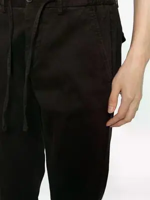 Corneliani Drawstring Tapered Trousers - Brown