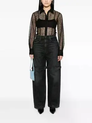 Helmut Lang Semi-sheer Mesh Shirt