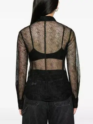 Helmut Lang Semi-sheer Mesh Shirt