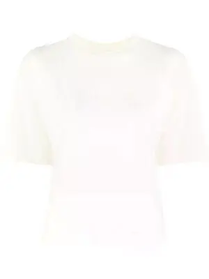 Off-White Cotton T-shirt - Neutrals
