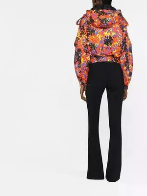 Dsquared2 Flared Trousers With Logo Chain