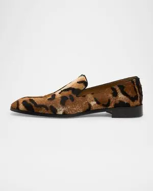 Christian Louboutin Square Toe Loafers For Men