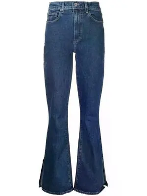 LE JEAN Stella Flared-leg Jeans
