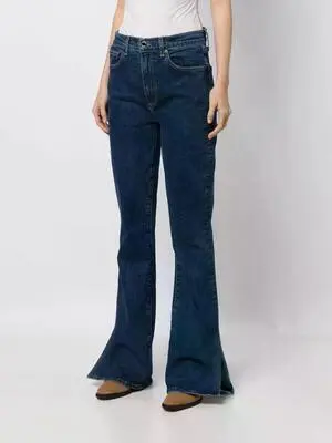 LE JEAN Stella Flared-leg Jeans