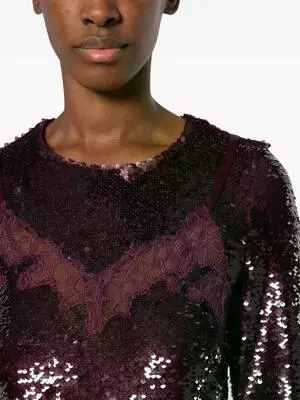 Simkhai Mako Sequinned Minidress