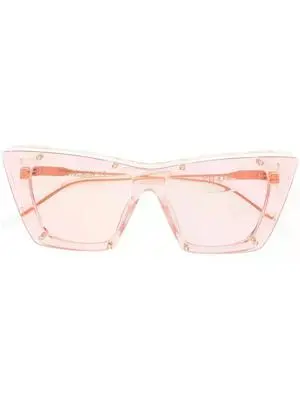 Alexander McQueen Cat Eye-frame Sunglasses - Yellow