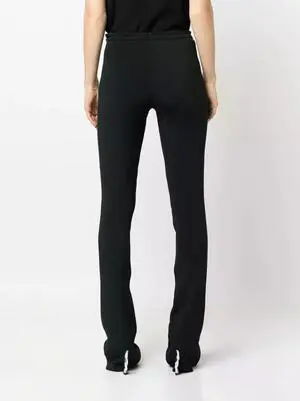Blumarine Logo-buckle Flared Trousers