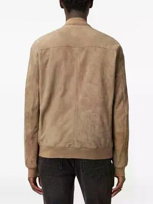 ALLSAINTS Kemble Suede Bomber Jacket