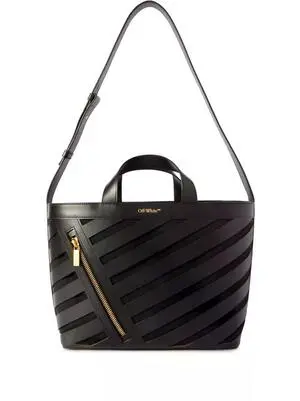 Off-White Small Cut-out Diag Tote Bag