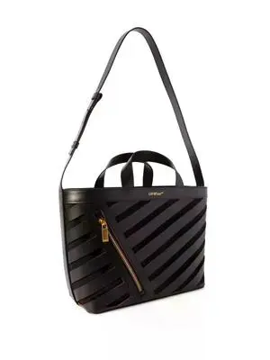 Off-White Small Cut-out Diag Tote Bag