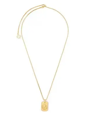 Maje Zodiac Sign Pendant Necklace - Gold