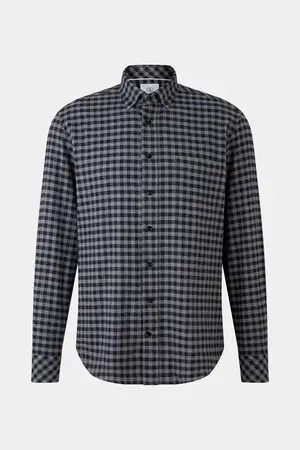 Bogner Flannel Shirt Timt - Navy Blue/grey