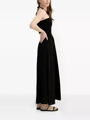 SESSUN Smocked Halterneck Maxi Dress
