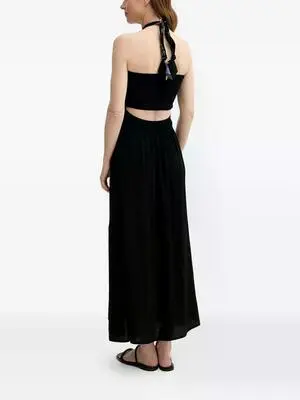SESSUN Smocked Halterneck Maxi Dress