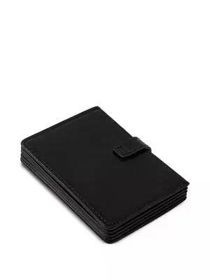 Furla Small Sfera Leather Button Card Holder - Black