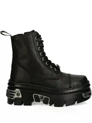 NEW ROCK Lace-up Platform Boots