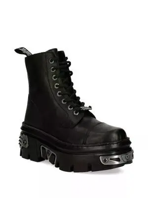 NEW ROCK Lace-up Platform Boots