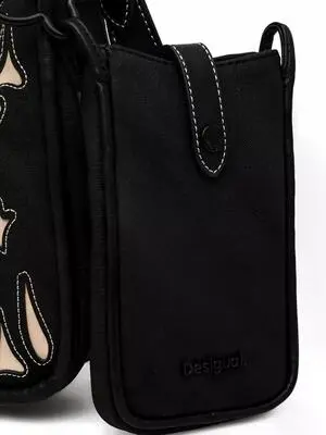 Desigual Cut-out Cross-body Bag With Detachable Pouch