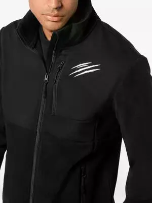 PLEIN SPORT Panelled Scratch-detail Jacket