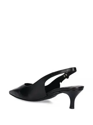 Furla Slingback Pointed-toe Heeled Pumps - Black