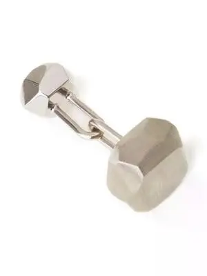LANVIN Faceted Brass Cufflinks