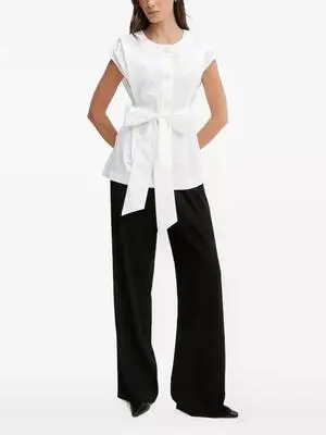 PEDRO DEL HIERRO Button-front Top With Bow Detail