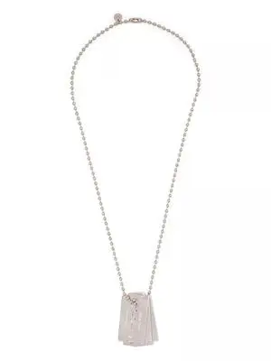 UNDERCOVERISM Logo-charm Necklace - Silver