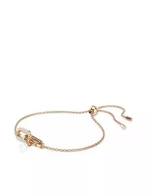 SWAROVSKI Constella Pearl-embellished Chain Bracelet - Pink