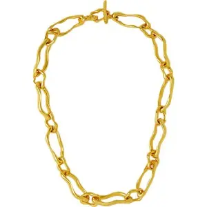 OTTOMAN HANDS Etta Chain Necklace - Brass