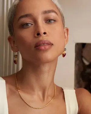 OTTOMAN HANDS Hydra Drop Earrings - Brass