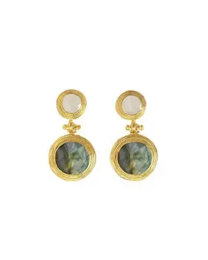 OTTOMAN HANDS Lilis Drop Earrings - Brass