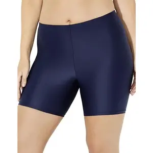 SWIMSUITS FOR ALL Chlorine Resistant Swim Bike Short - Navy